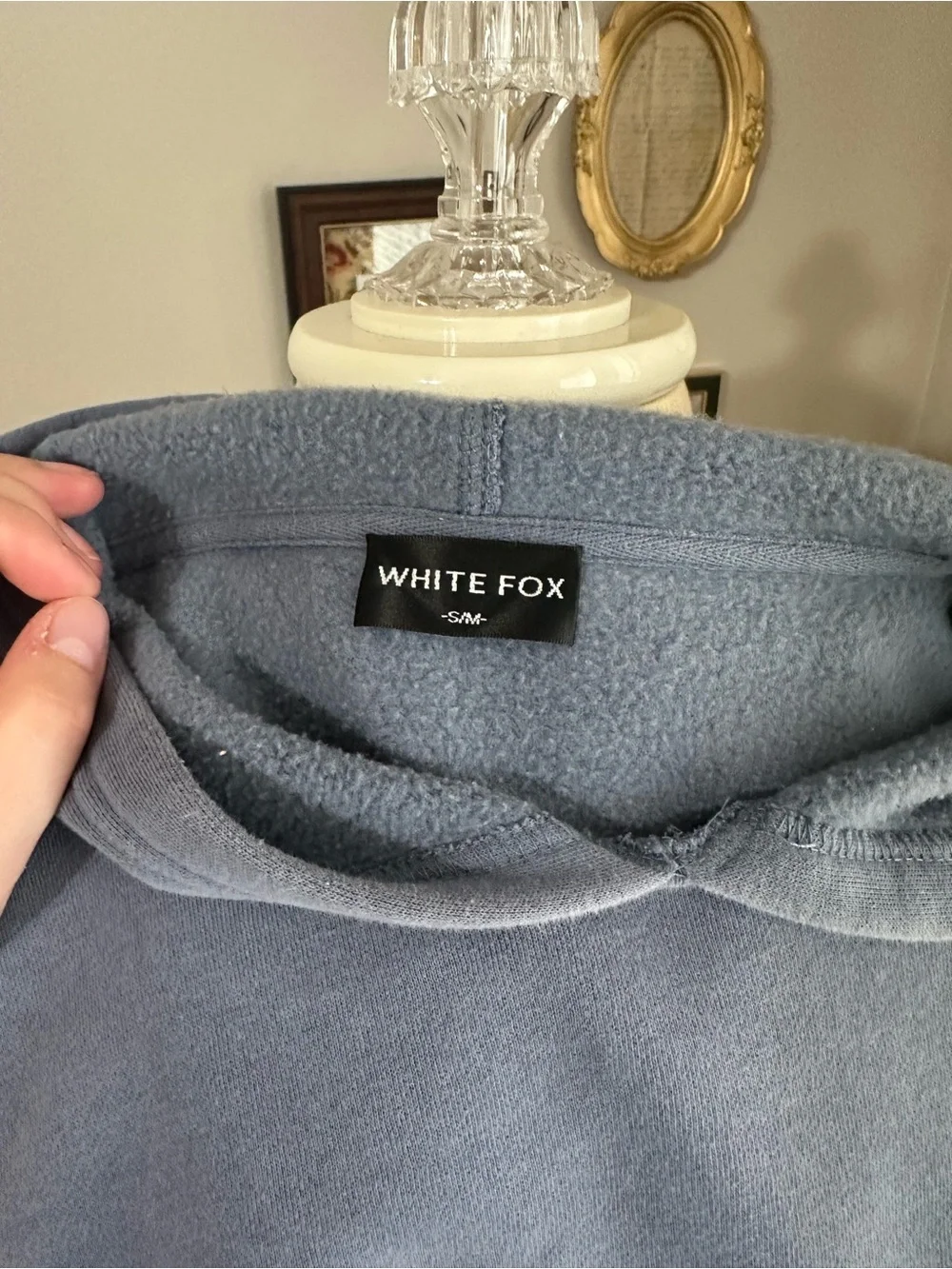 White Fox Boutique | Tops | White Fox Vol 3 Blue Logo Hoodie | Poshmark